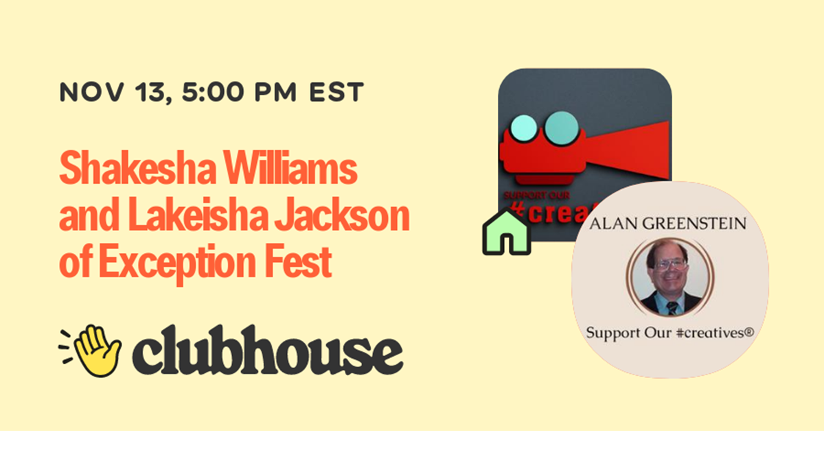 The Support Our #creatives® Clubhouse Room – November 13, 2023 ...